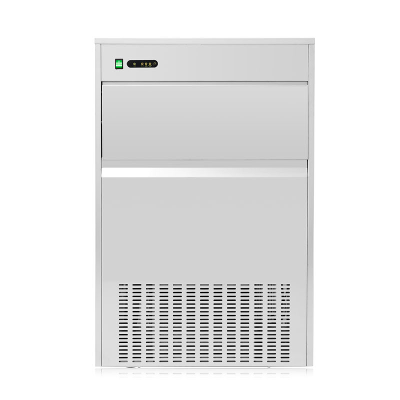 50kg Outdoor Pellet Ice Maker R134a Stainless Steel Bullet Shape Ice ...