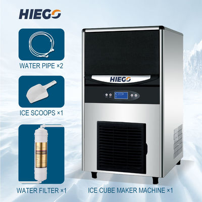40kg/24Hrs Ice Cube Maker Machine Self-Inspection Small Ice Machine For ...