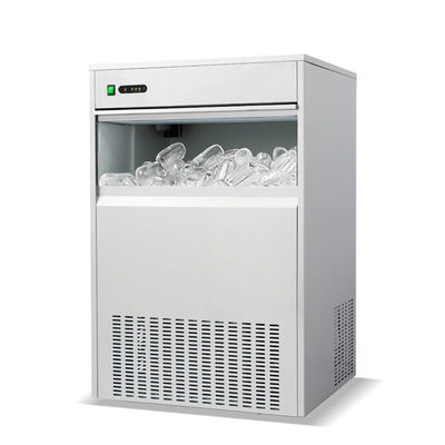 Stainless Steel Bullet Shaped Ice Maker 100kg Commercial Pebble Ice ...
