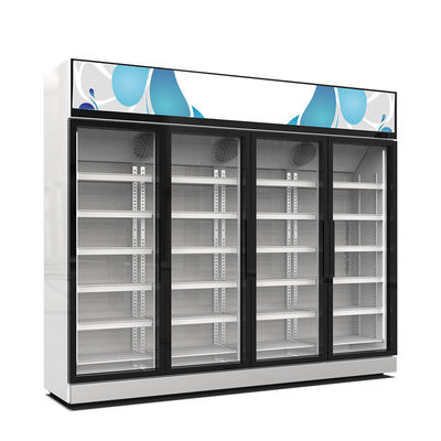 Commercial Retail Glass Door Chiller Drink Cooler Supermarket Display ...